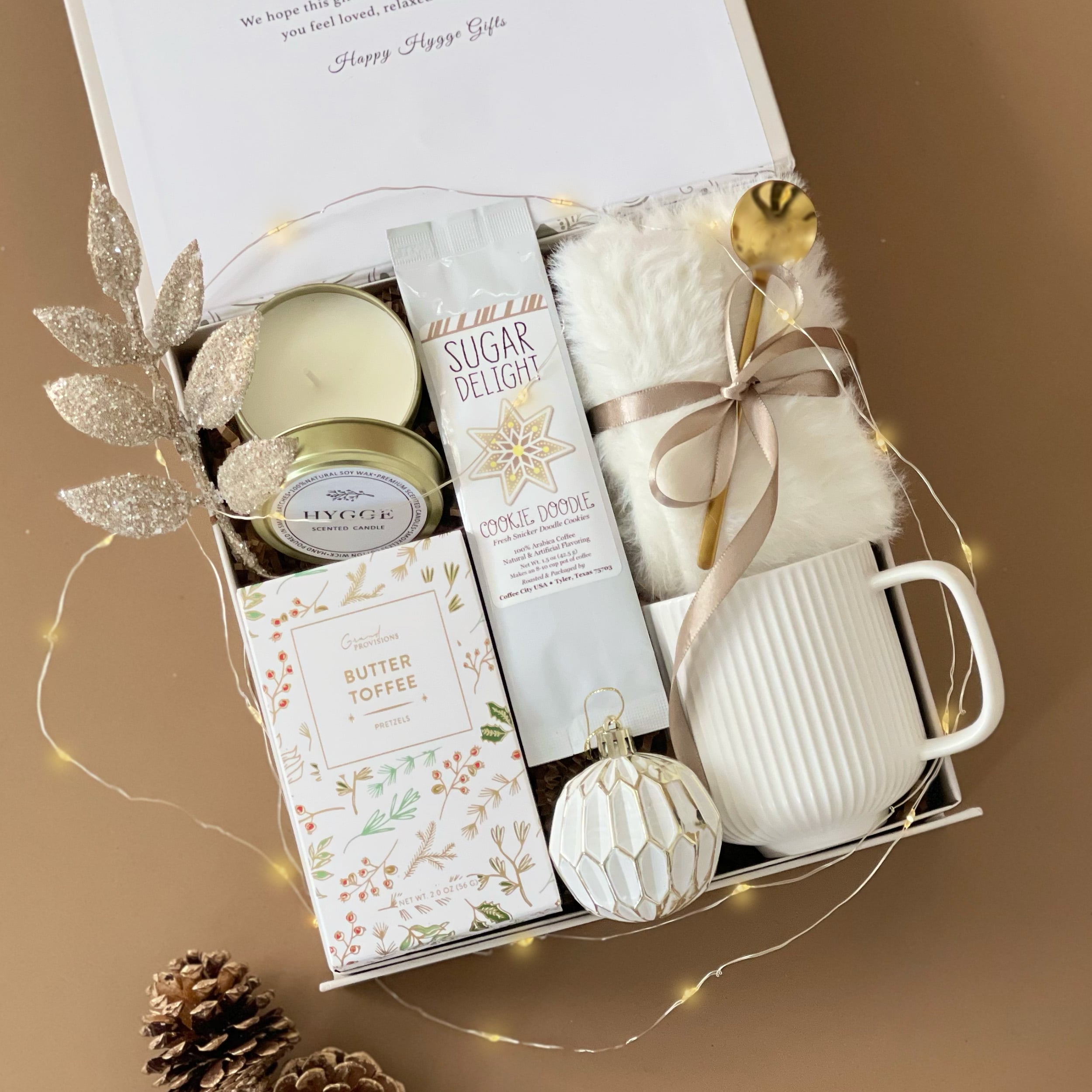 Silent Night Holiday Gift Basket | Mug, Cozy Treats & Seasonal Comfort ...