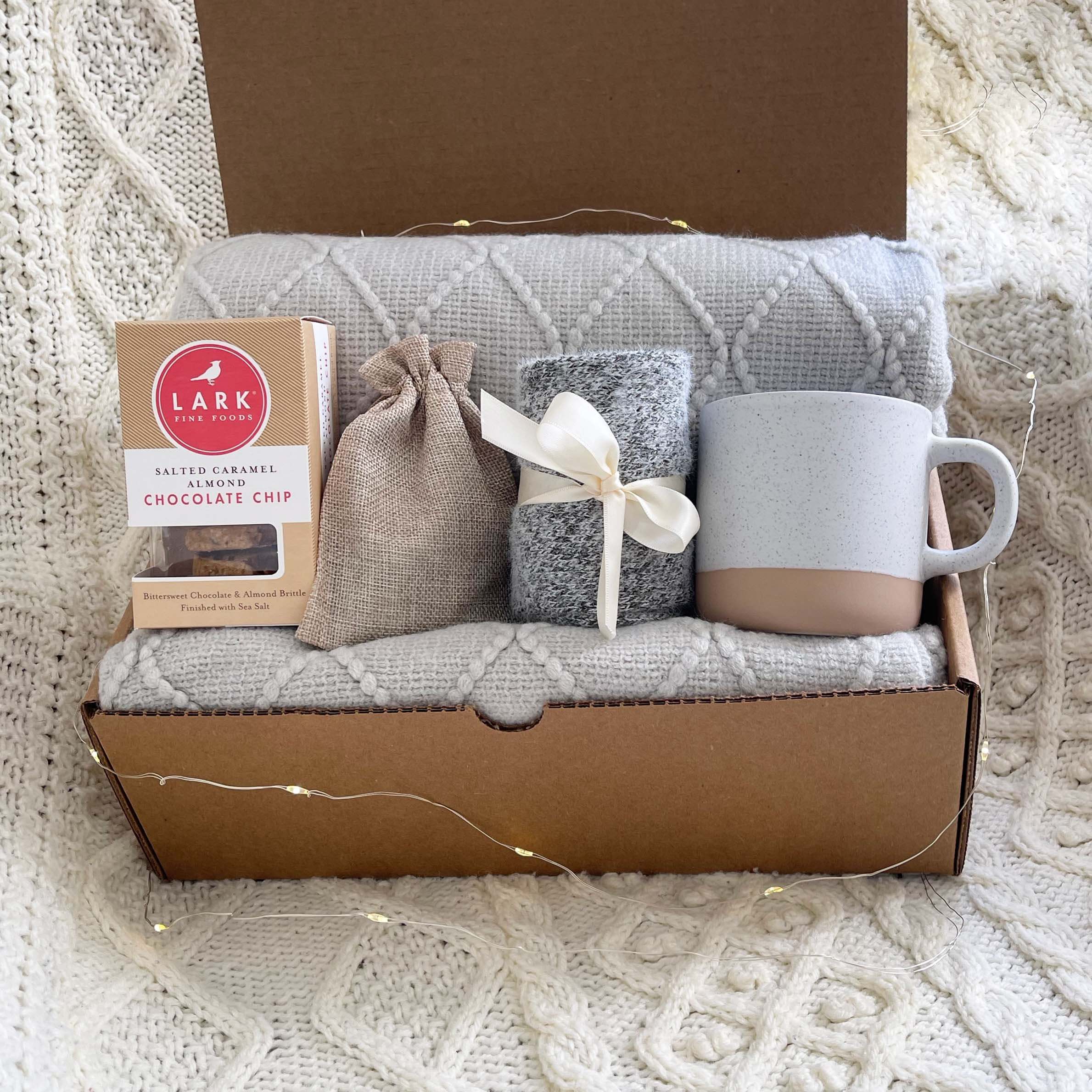 Sending Love and Hugs Care Package | Comforting Gift with Blanket ...