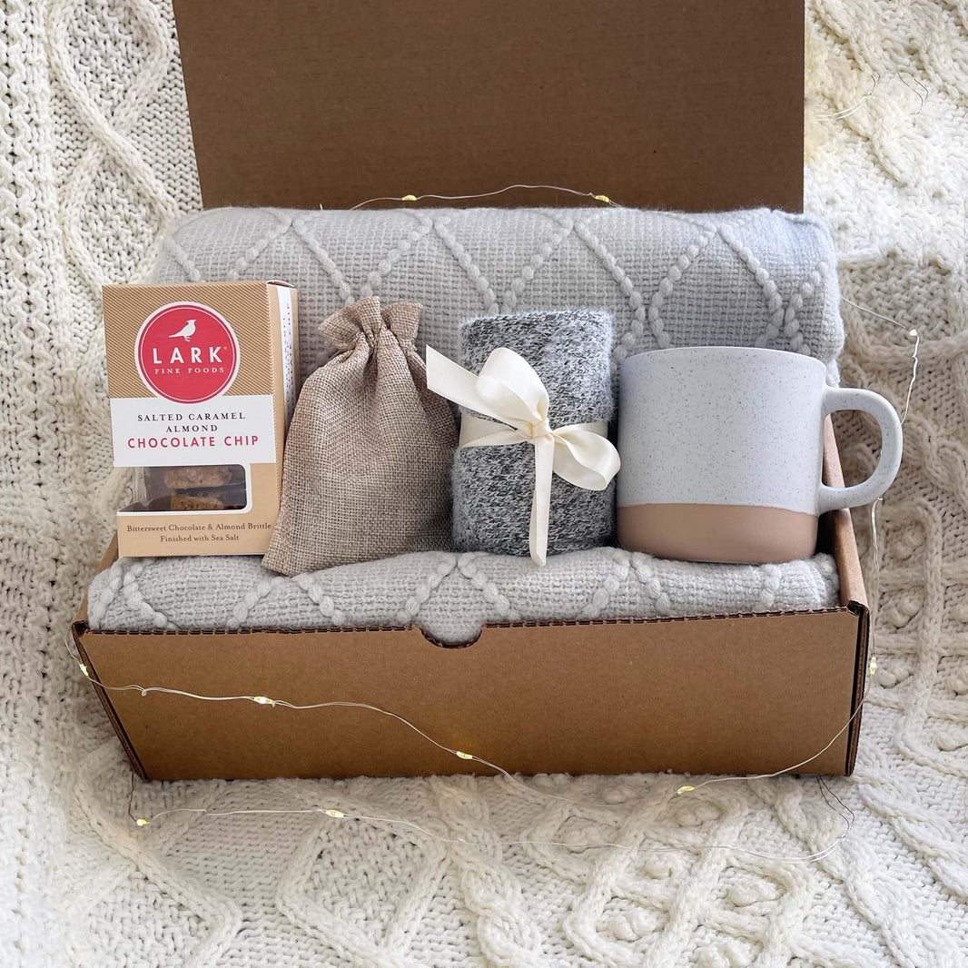Sympathy gift baskets | Sending love and hugs gifts – Happy Hygge Gifts
