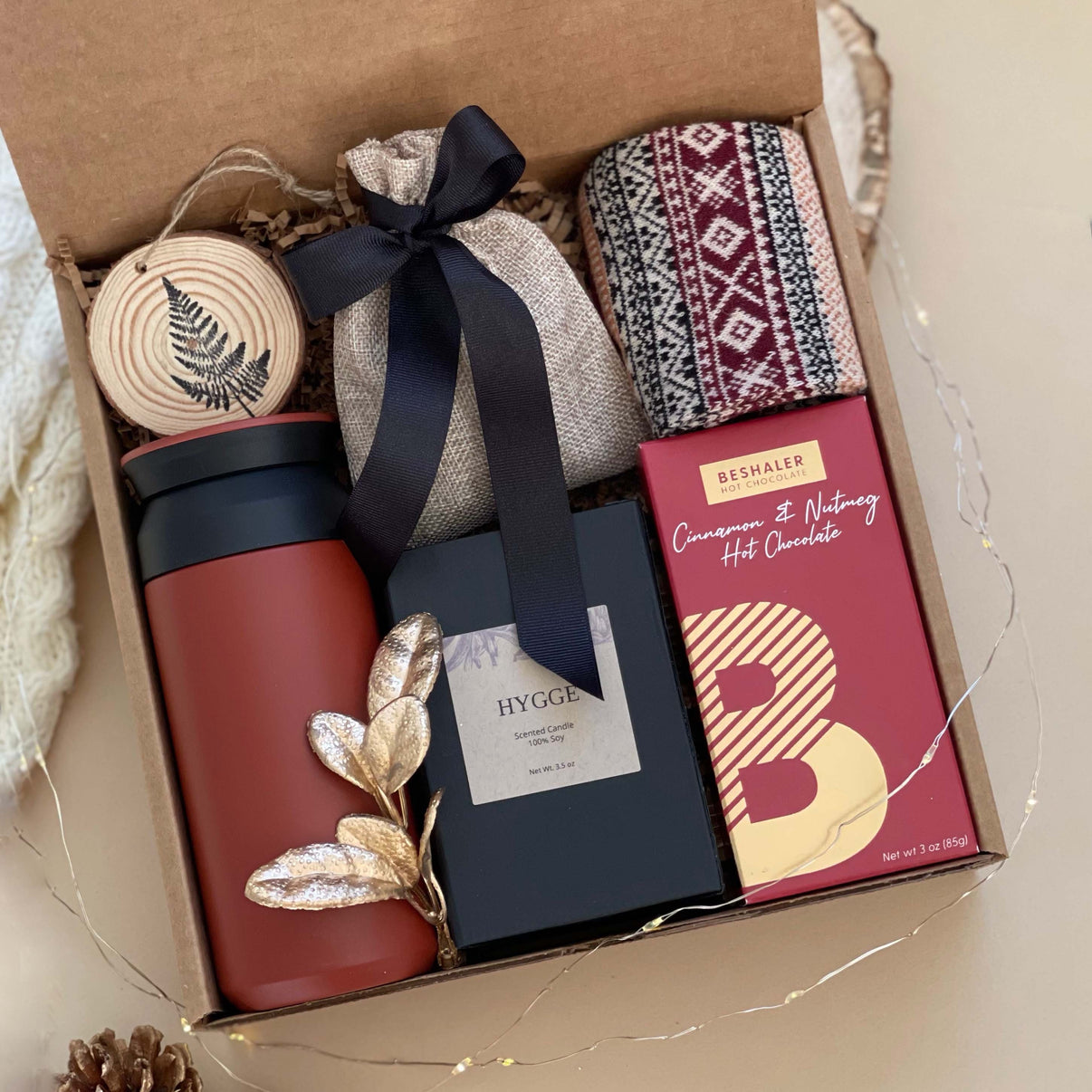 Unisex Christmas Gift for Women & Men | Holiday Hygge Gift Box – Happy ...